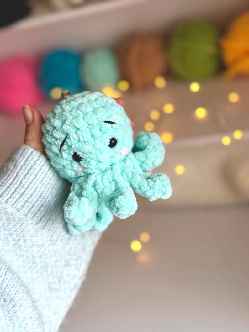 Crochet No Sew Beginner Friendly Plush Octopus - ENG - Etsy
