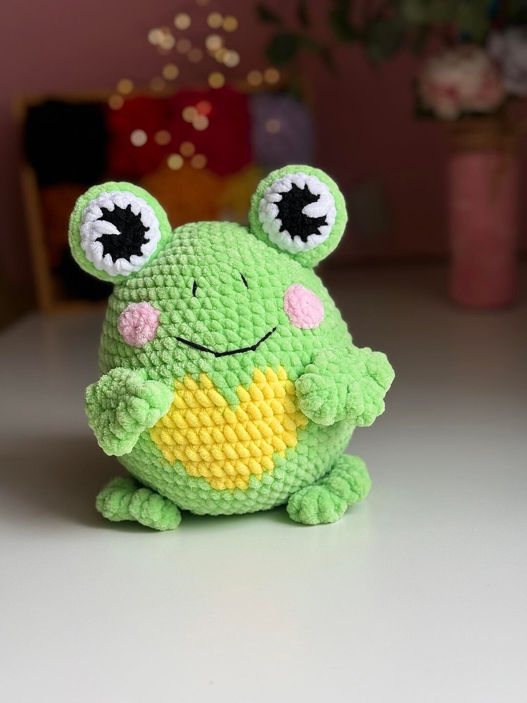 Low Sew Crochet Squishy Plush Jumbo Frog Amigurumi Pattern ENG - Etsy