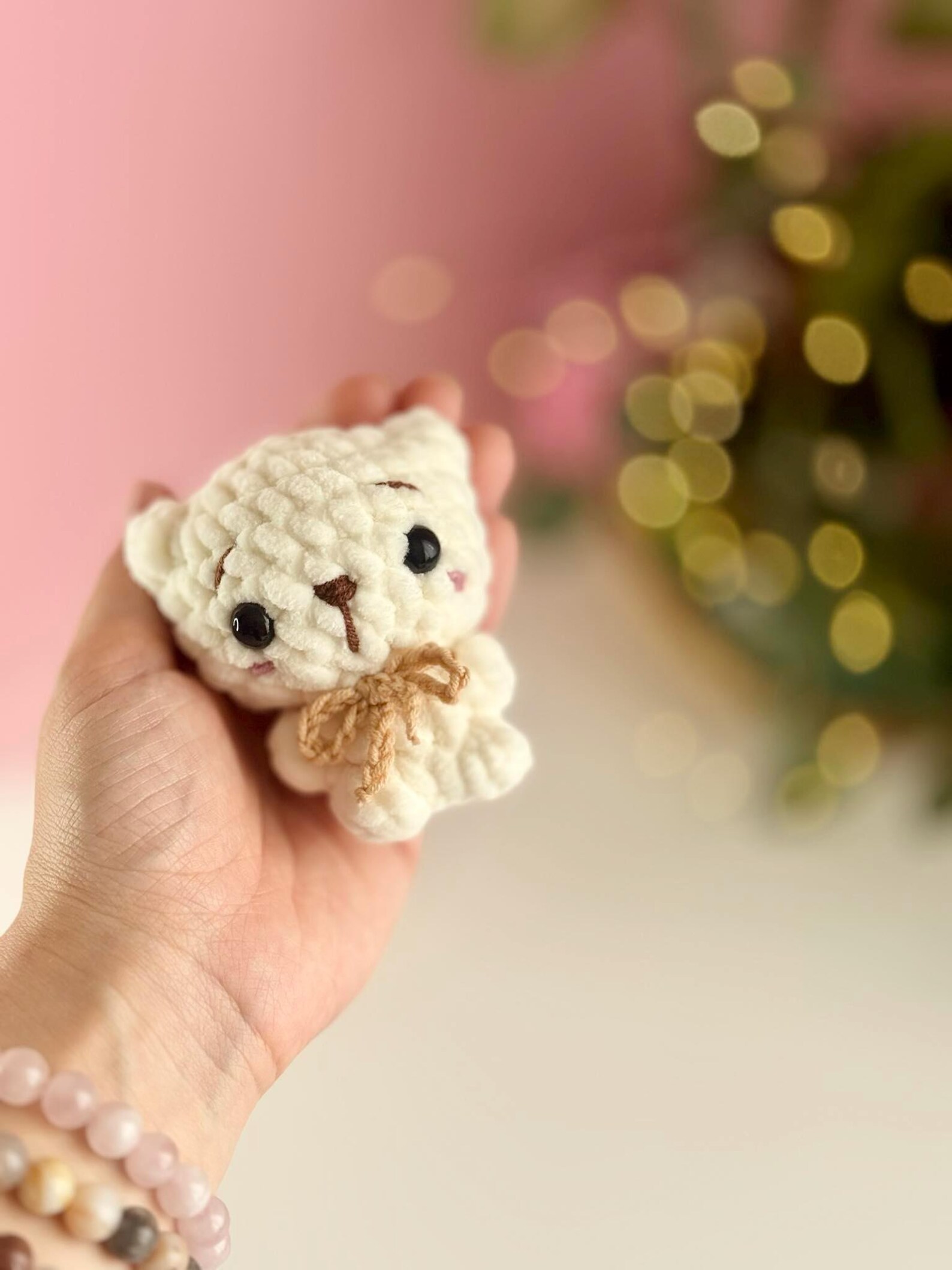 No Sew Mini Crochet Teddy Bear Keychain Amigurumi Pattern - ENG - Etsy