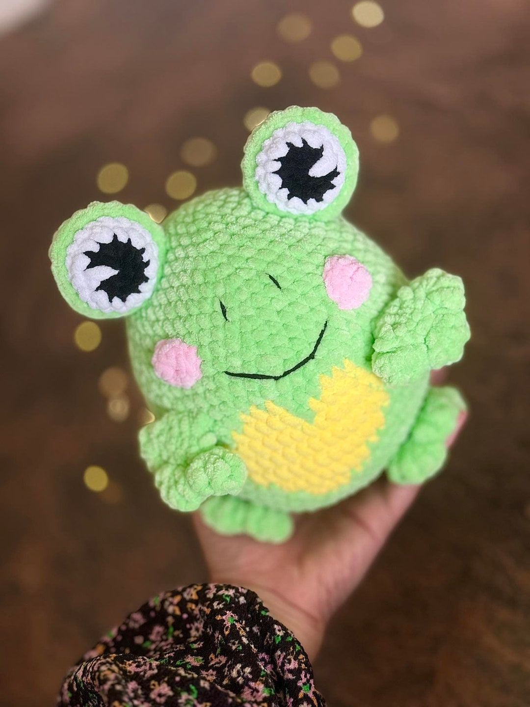 READY TO SHIP Crochet Squishy Amigurumi Frog - Etsy