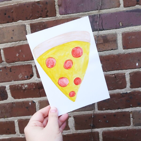 Pizza Greeting Cards - Etsy