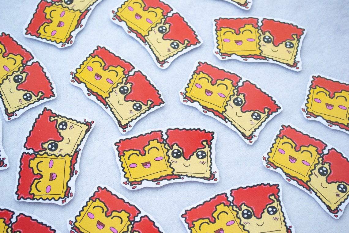 Ravioli Food Sticker Kawaii Cute Foods Culinary Stationary - Etsy Canada