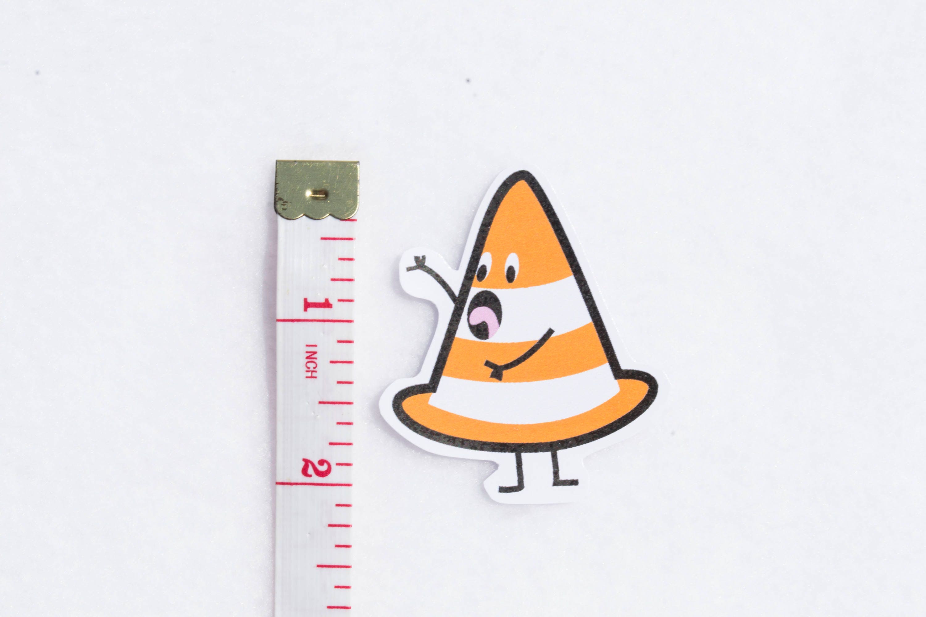 Shocked Traffic Cone Sticker Handmade Gift Ideas Cute Kawaii | Etsy