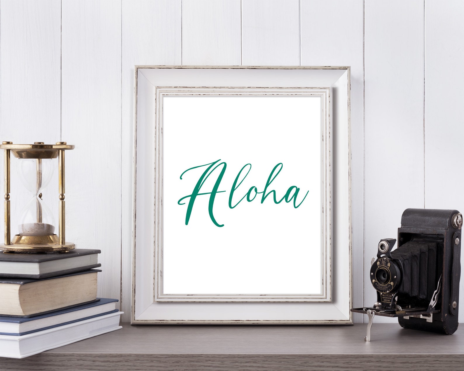 Printable Aloha Wall Sign Aloha Printable Art Aloha Wall | Etsy UK