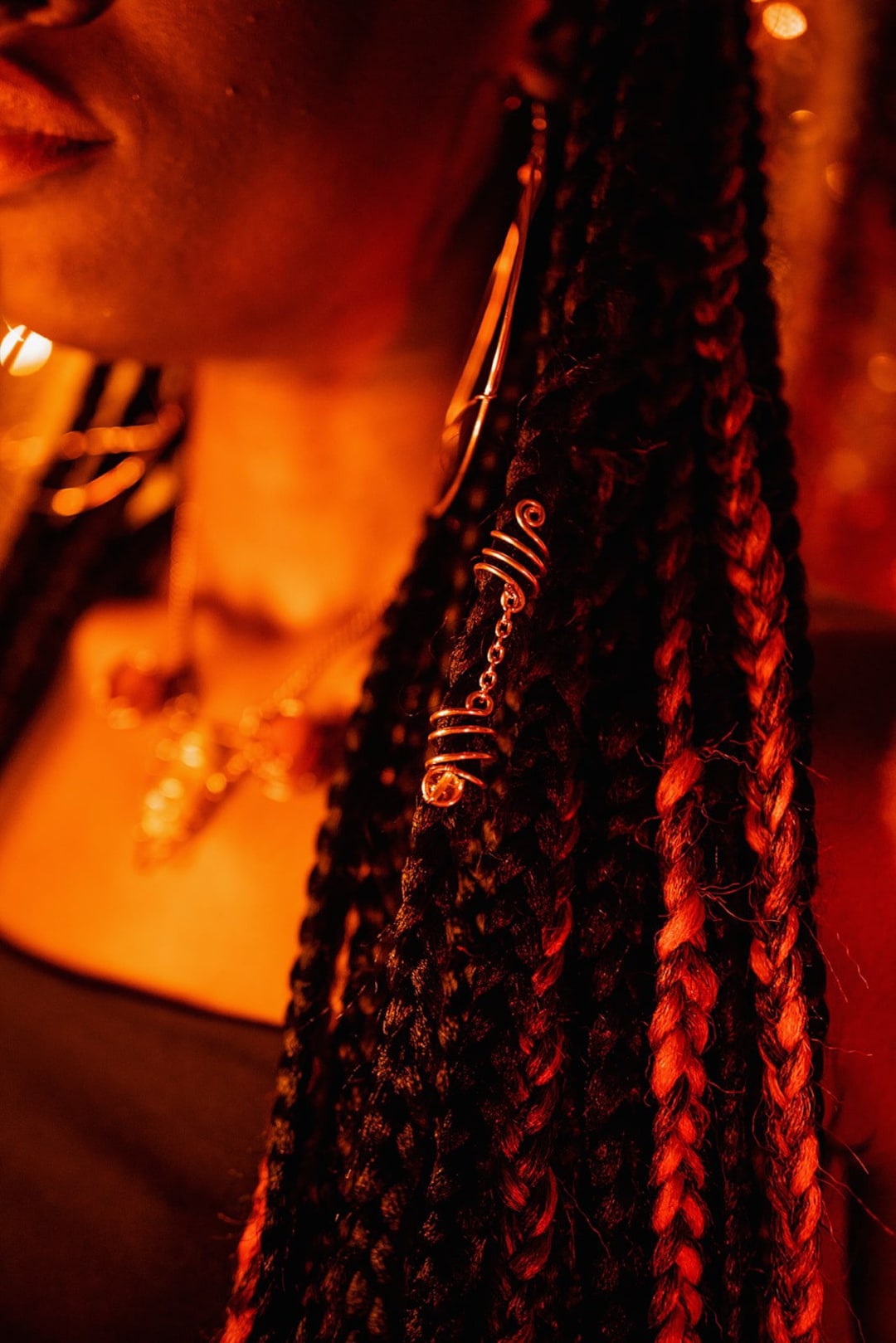 Crystal Loc Jewels | Copper Hair Jewelry for Braids & Dreadlocks - Etsy