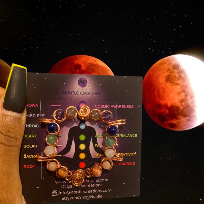 Gold Chakra Ear Cuff, Brass Ear Cuff, Crystal Ear Cuff , Chakra Jewelry ...