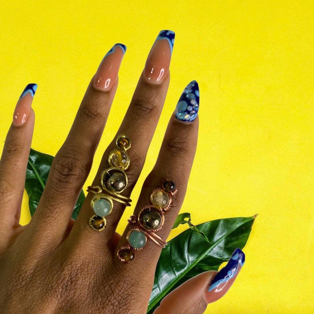 Prosperity Ring | Abundance Ring | Money Stones | Citrine | Aventurine ...