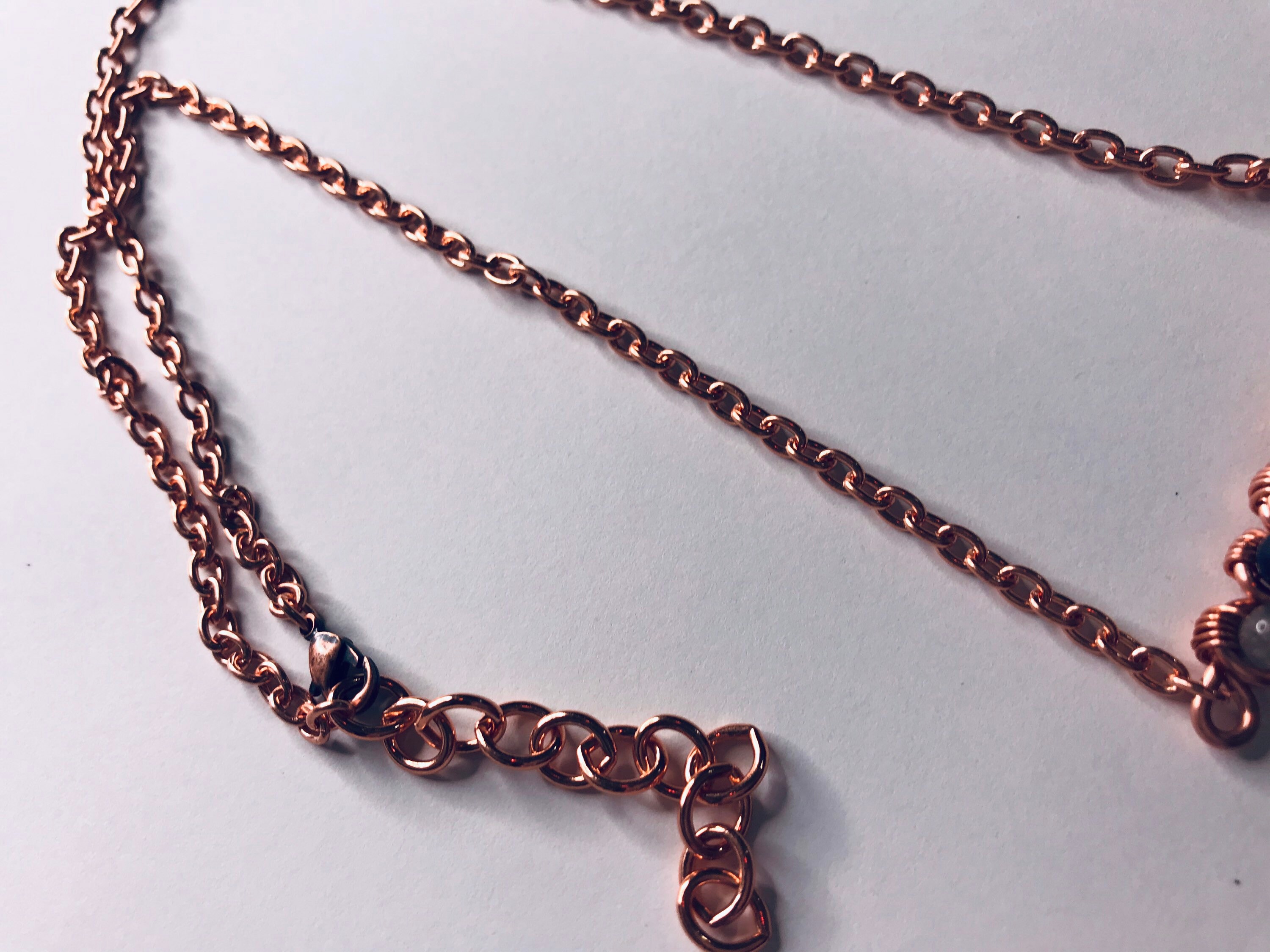 Lil Copper Chakra Necklace 7 Chakras Balancing Stones | Etsy