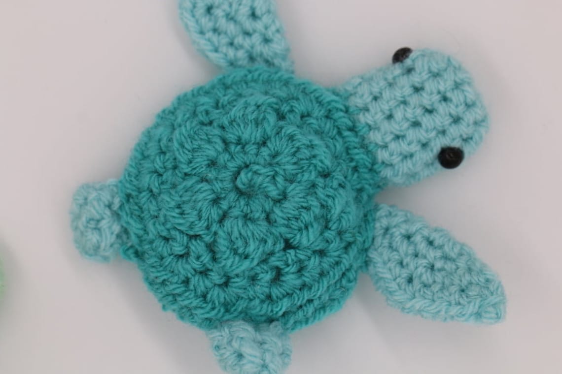 Mini Crochet Turtle Pattern Instant PDF Download | Etsy