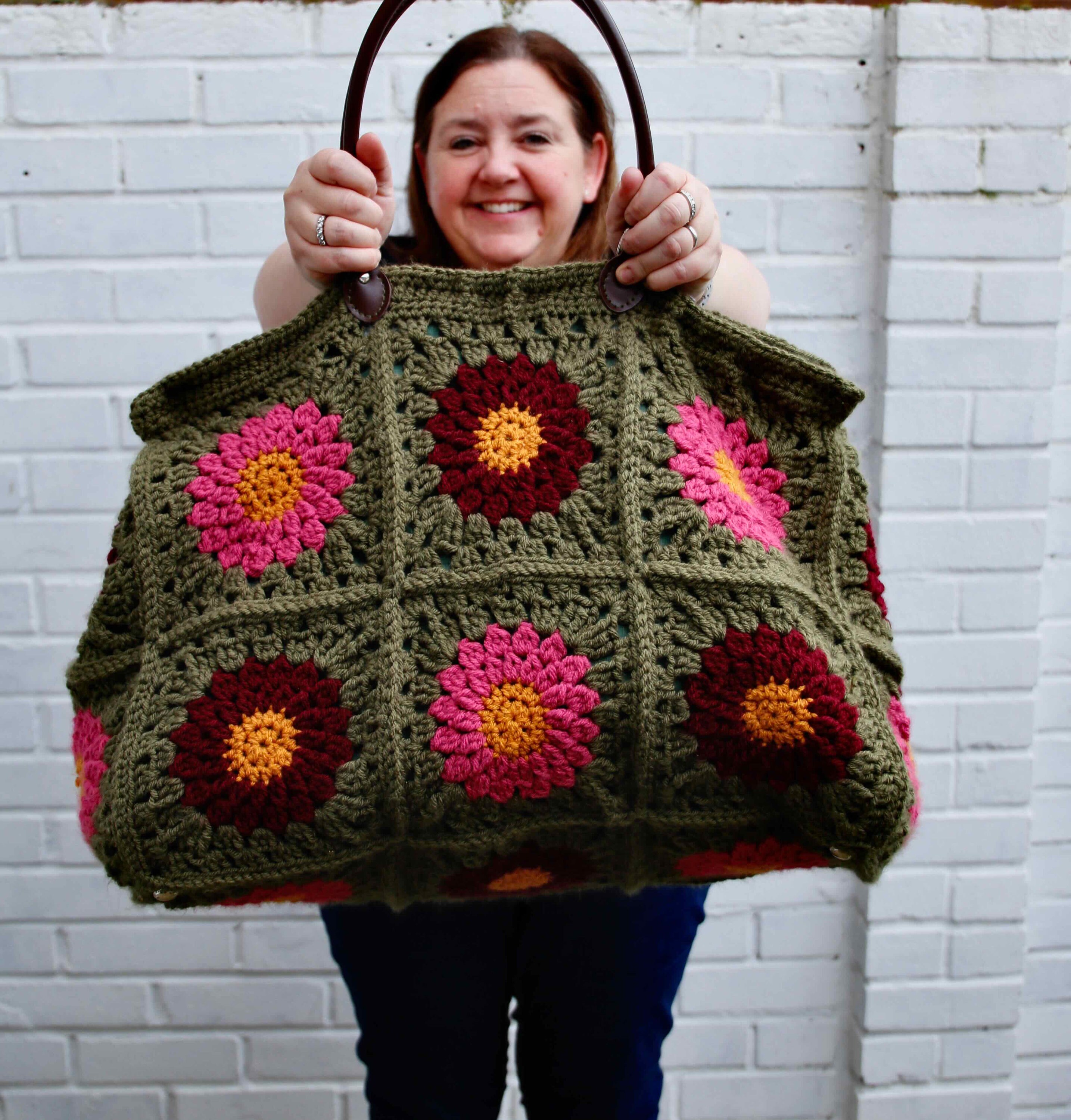 Large Crochet Travel Bag - Etsy
