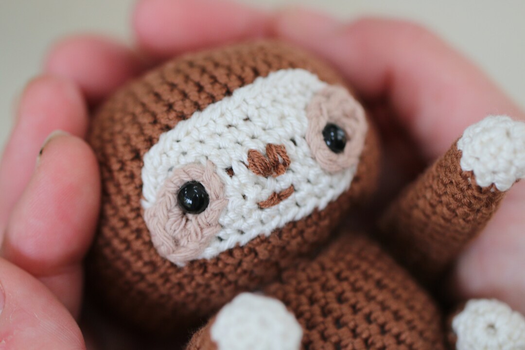 Crochet Sloth Pattern - Giant, Medium and Tiny - Instant PDF Download ...