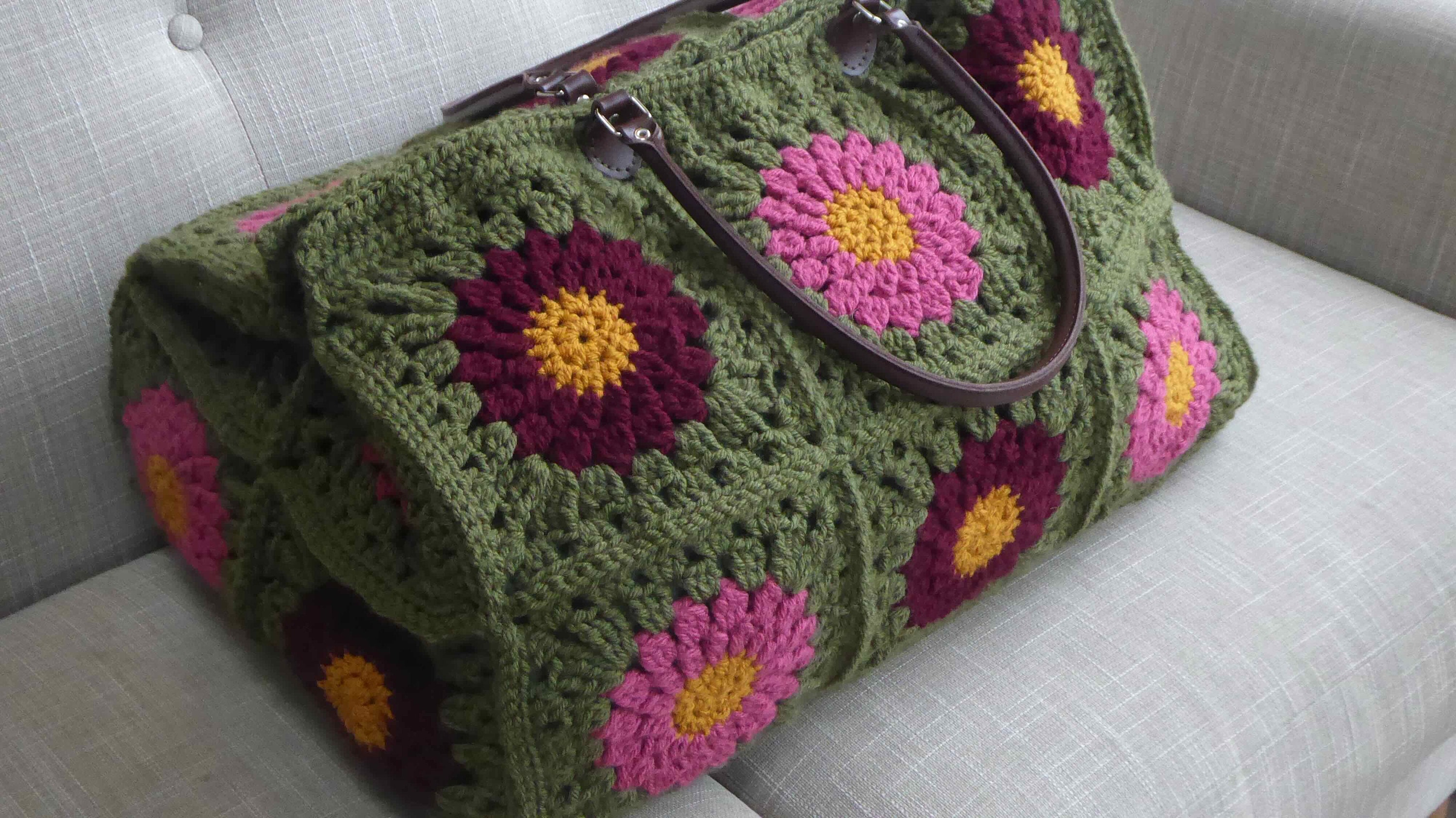 Large Crochet Travel Bag - Etsy