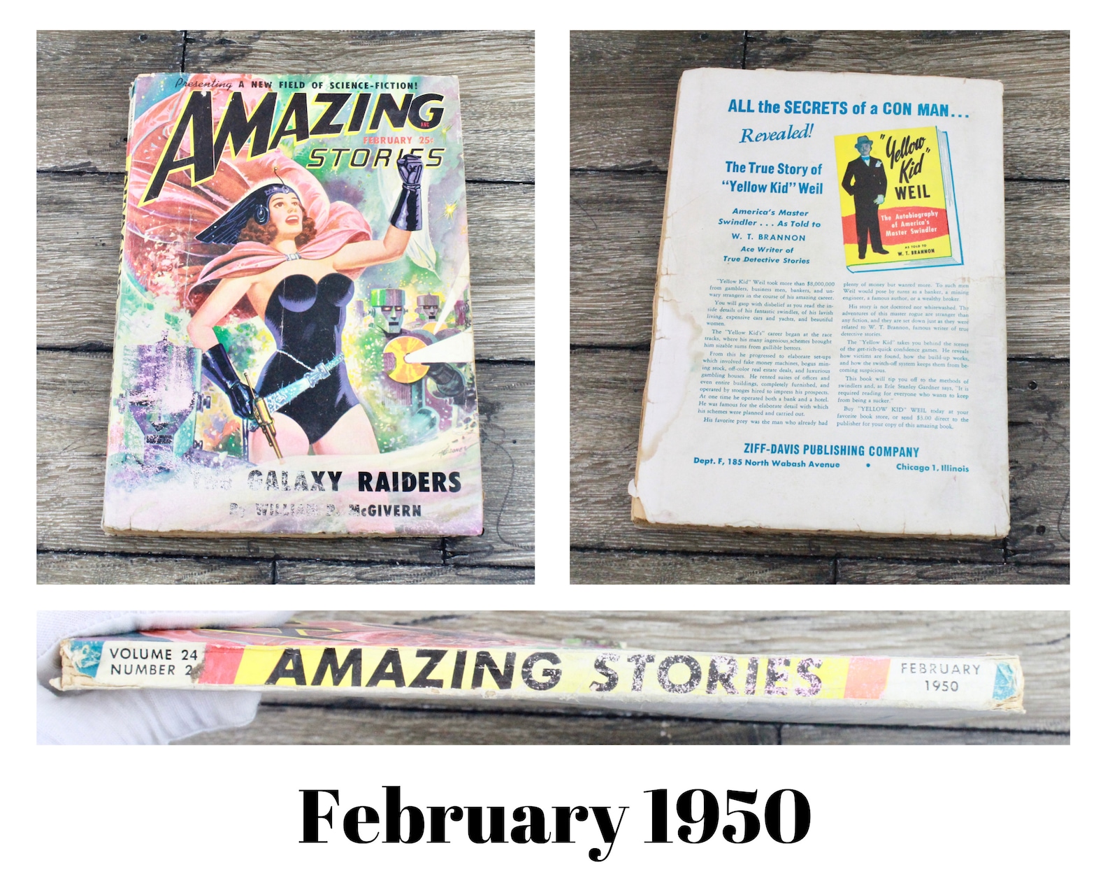 Amazing Stories Collection 1950 Science Fiction Magazine - Etsy