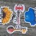 Santeria Santo Santero Stickers, Oshun Decal, Yemaya Sticker, Shango ...