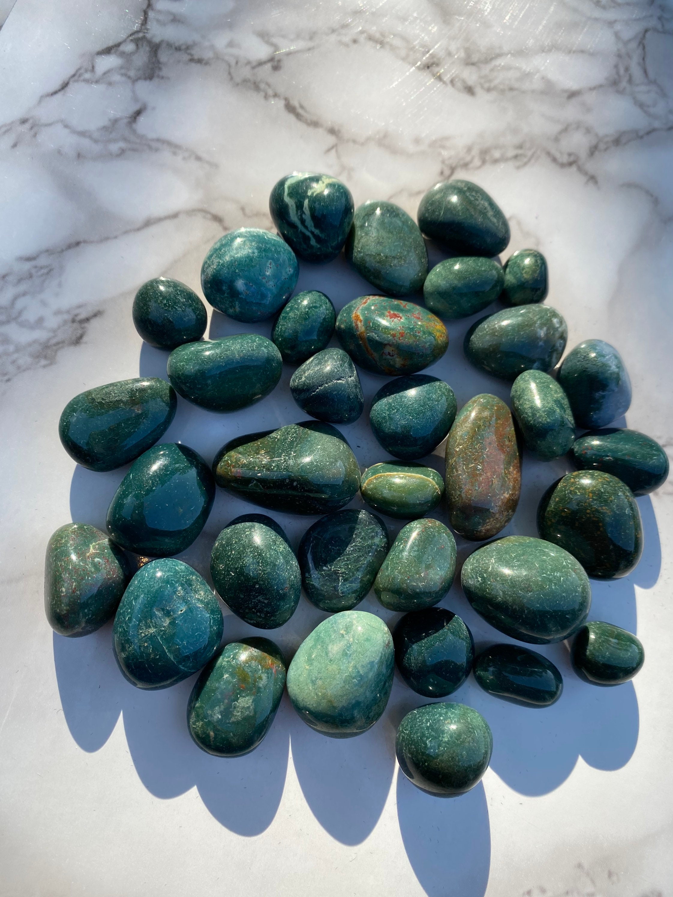 Bloodstone Jasper Stone of Personal Power Tumbled Crystal | Etsy