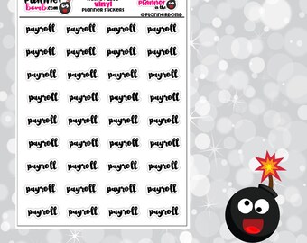 Payroll Planner - Etsy