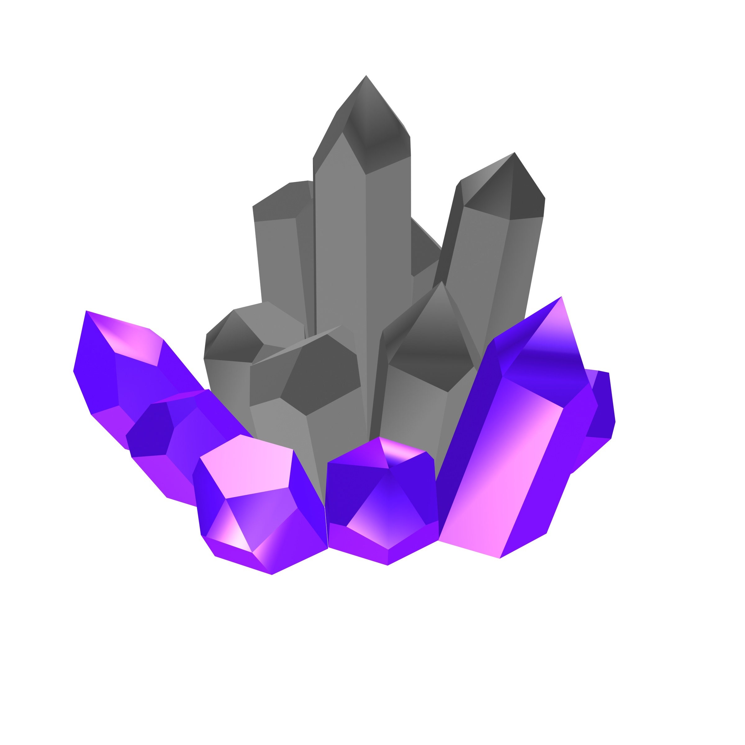 Crystal papercraft easy DIY folding baseplate pdf download | Etsy