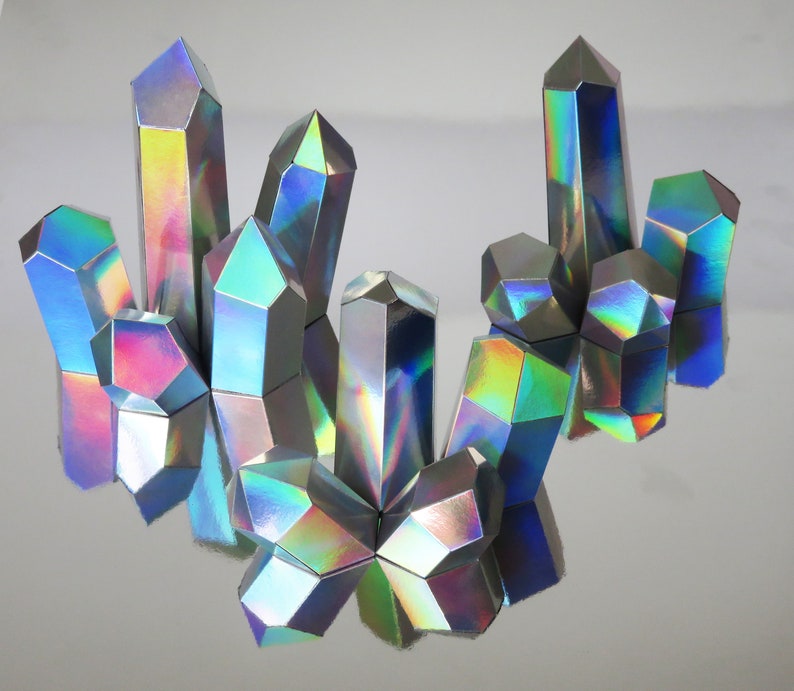 Crystal Papercraft Easy DIY Folding Baseplate Pdf Download - Etsy