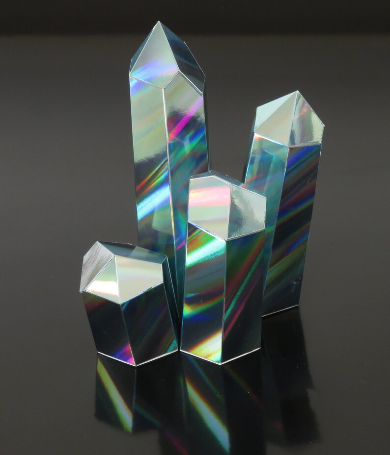 Crystal Papercraft Easy DIY Folding Baseplate Pdf Download - Etsy