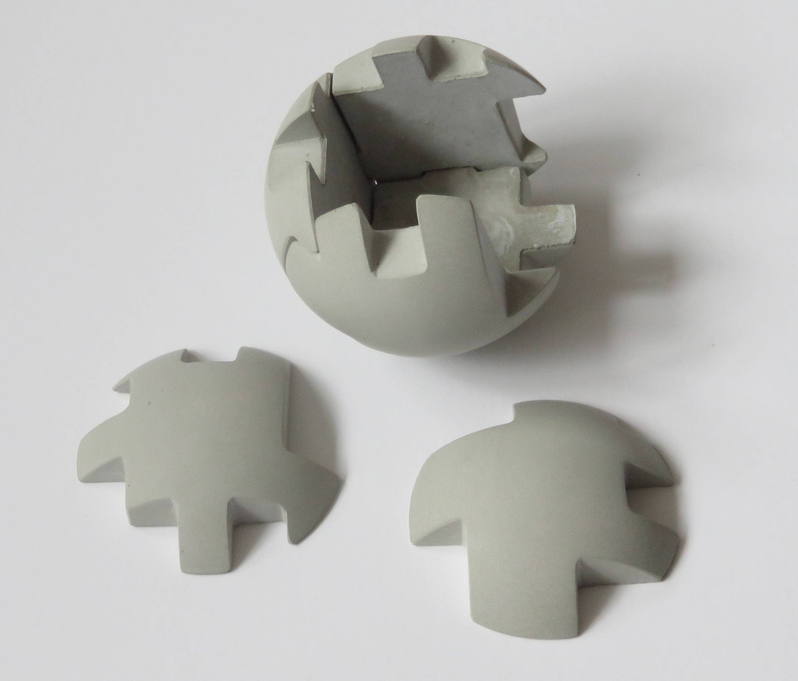 Concrete puzzle Orb concrete cement sphere planet | Etsy