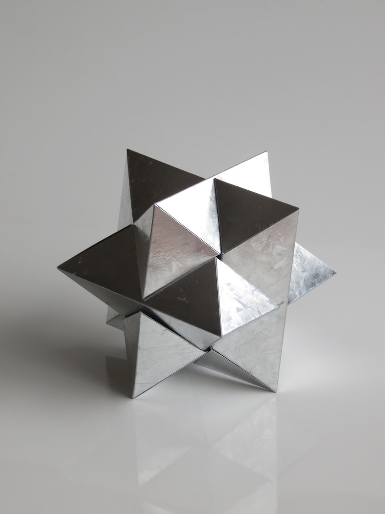 Papercraft Knot star Interlocking Burr Puzzle - Etsy