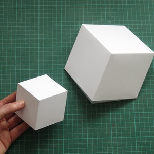 Wall Tile DIY Papercraft Template Easy Decoration Mosaic Geometric ...