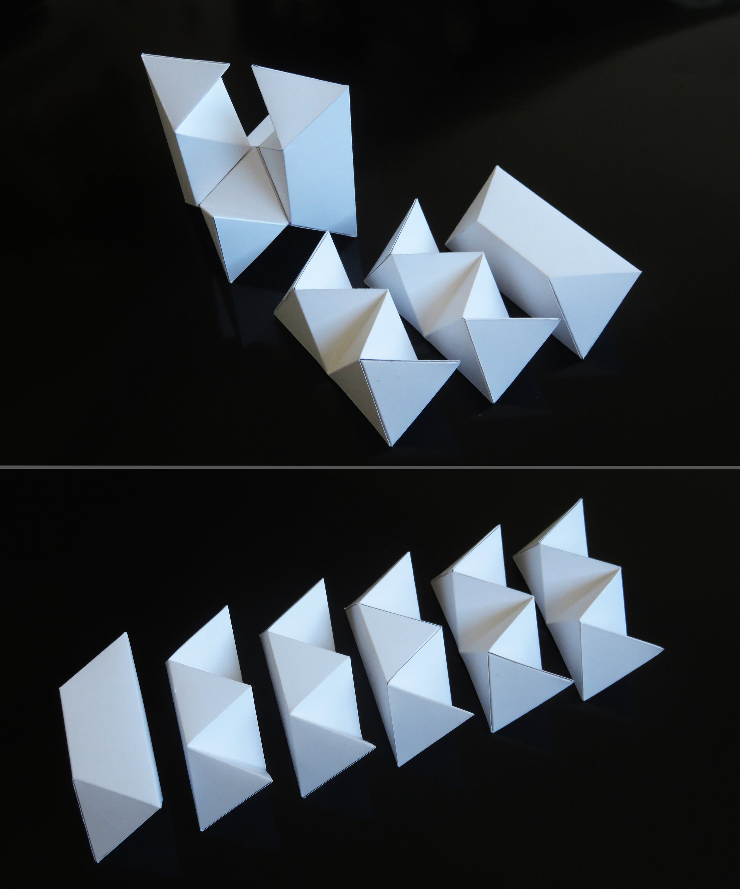 Papercraft Knot "star" Interlocking Burr Puzzle Interactive Object ...