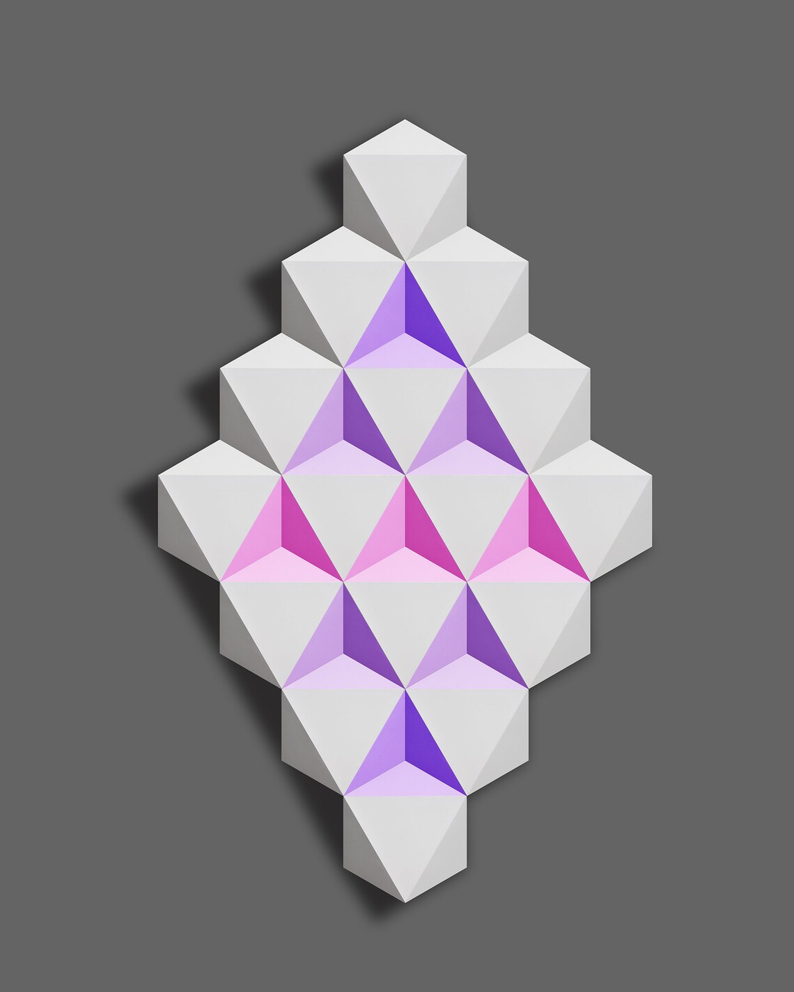 Papercraft Easy DIY Expandable Wall Tile Hexagon Escher Mosaic ...