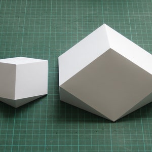 Wall Tile DIY Papercraft Template Easy Decoration Mosaic Geometric ...