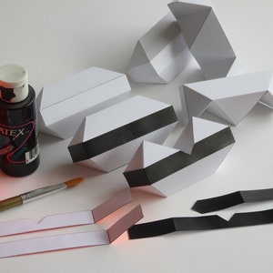 Papercraft Knot "cross" 3D Interlocking Burr Puzzle Interactive Object ...