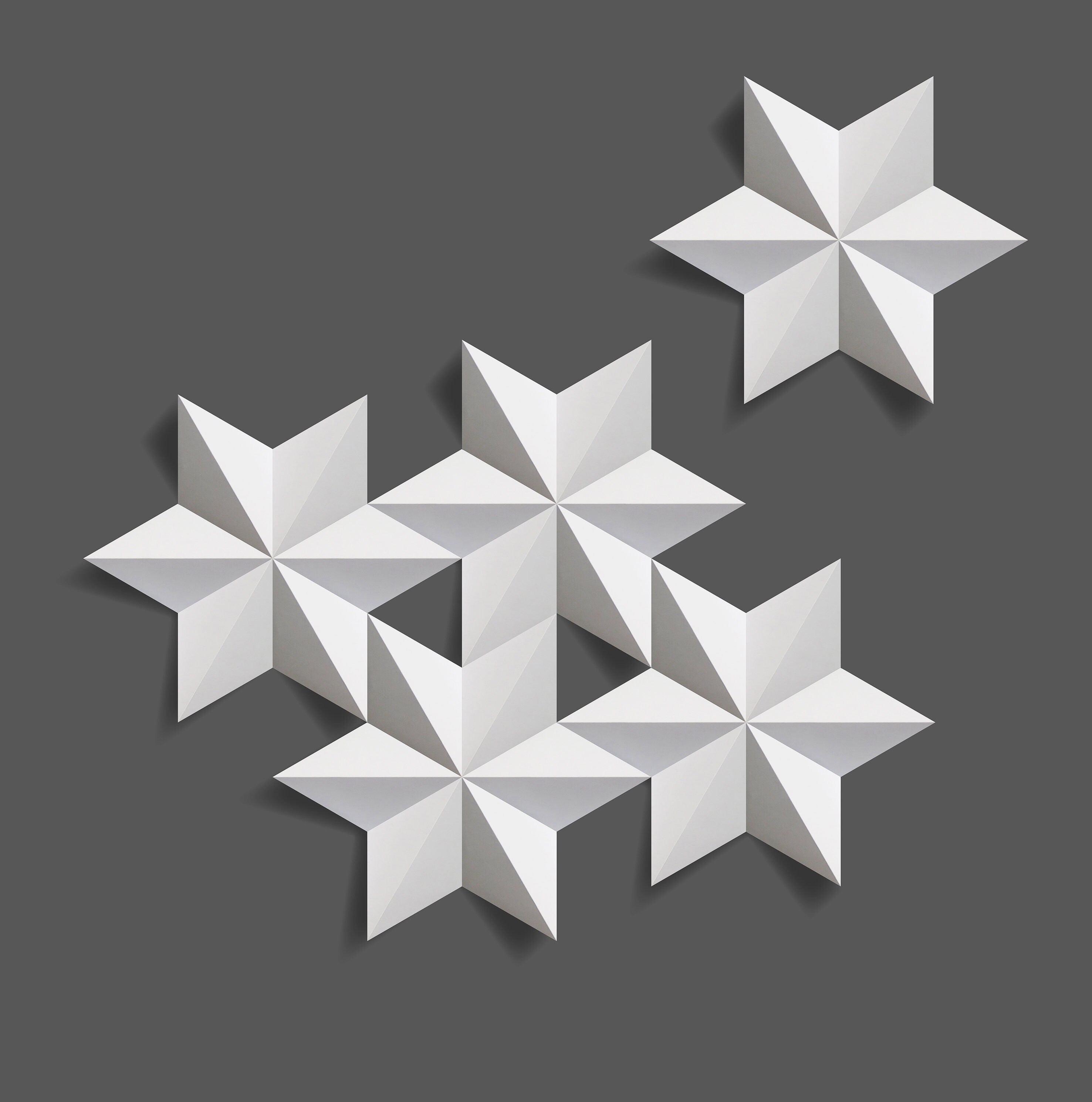 Papercraft Wall Decor Easy DIY Tile Hexagon Escher Mosaic - Etsy Hong Kong