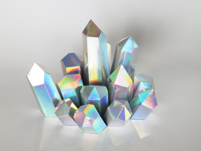 Crystal Papercraft Easy DIY Folding Baseplate Pdf Download - Etsy