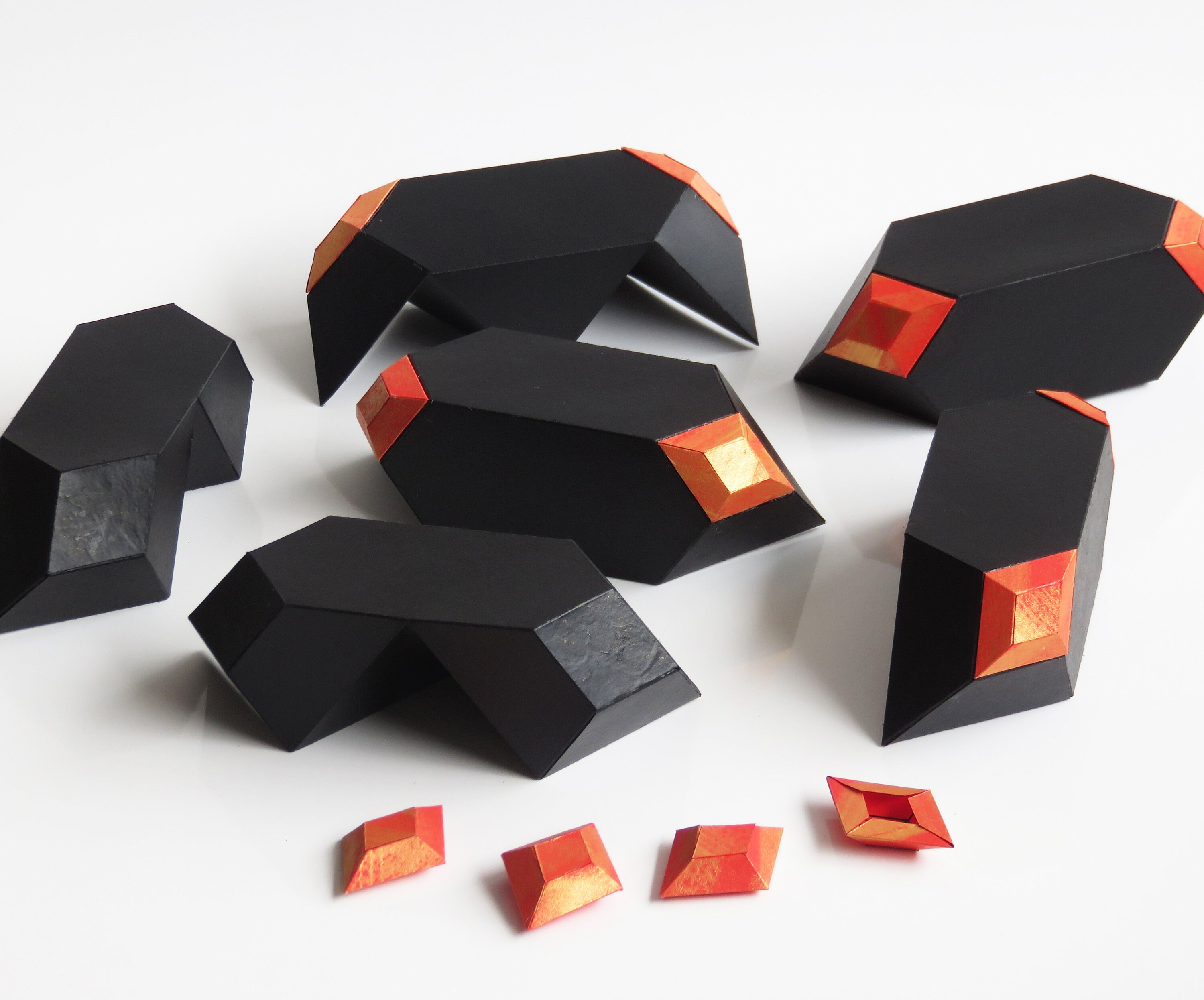 Papercraft Knot "diamond" 3D Interlocking Burr Puzzle Interactive ...