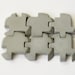 Concrete Puzzle “dice” Concrete Cement Cube Gray 3D Gift Architect ...