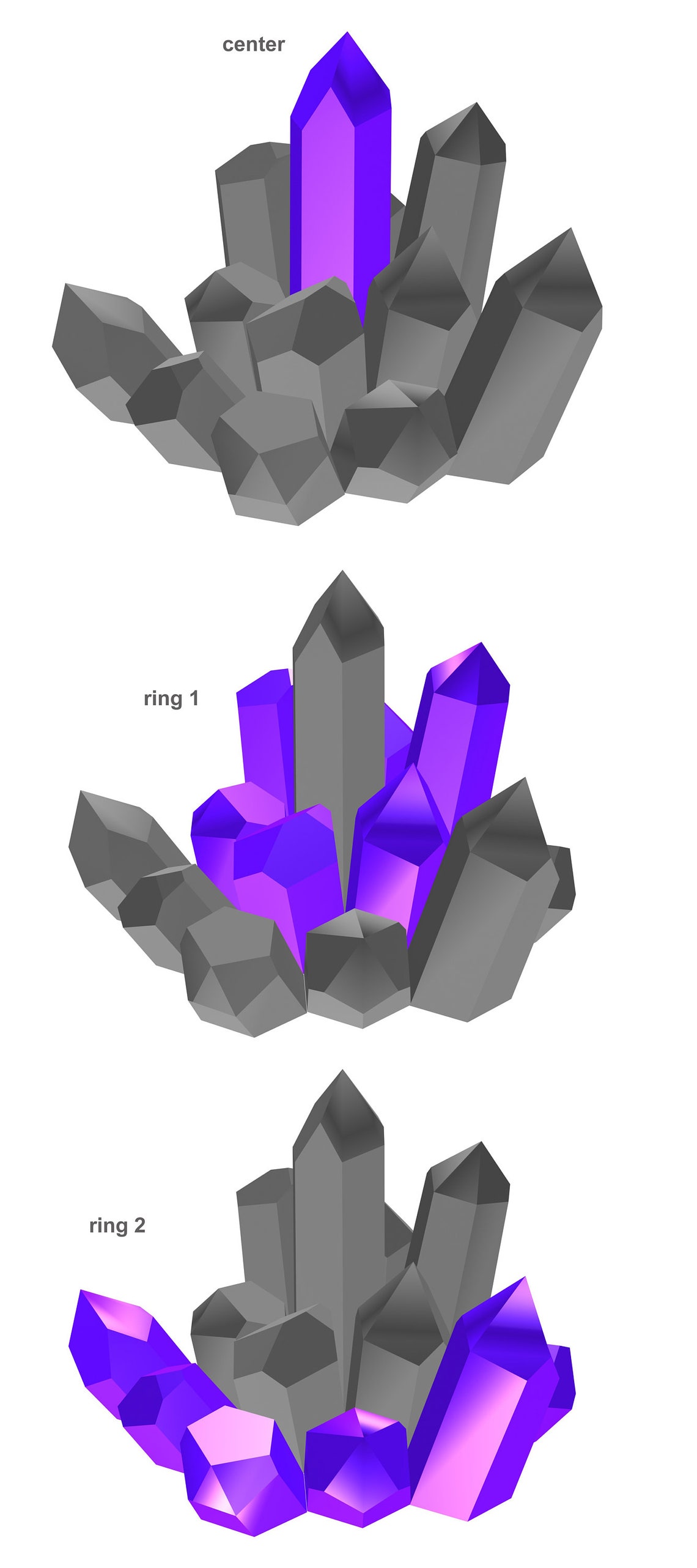 Crystal Papercraft Easy DIY Folding Baseplate Pdf Download - Etsy