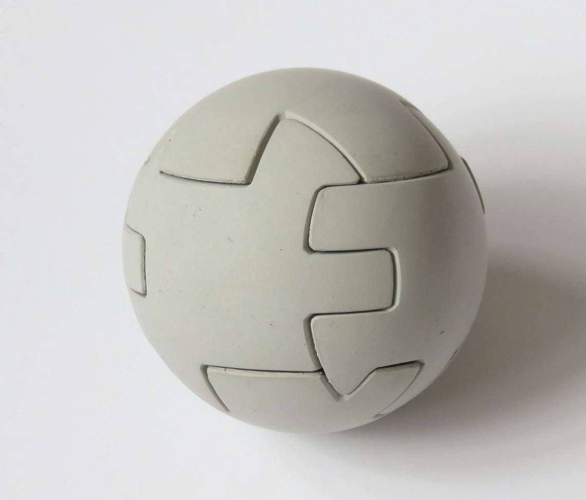 Concrete puzzle Orb concrete cement sphere planet | Etsy