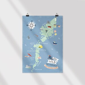 Personalised, Hand Drawn, Illustrated Travel Memory Map - Etsy