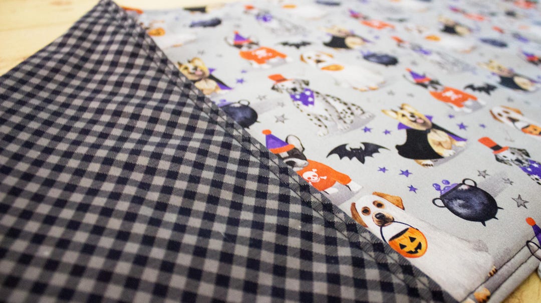 Halloween Table Runner-yorkie-french Bulldog-dalmation-dog Decor-dog ...