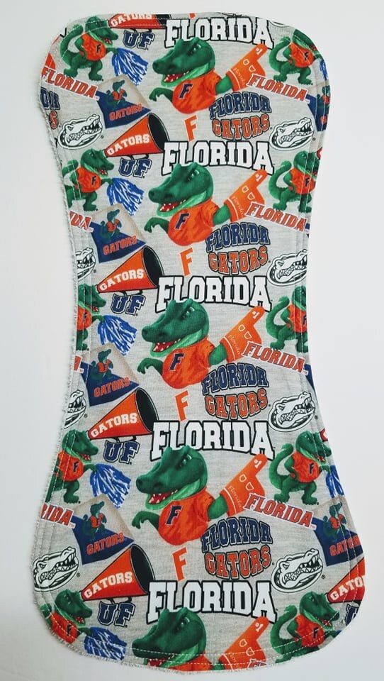 Burp Cloth-Florida Gators-Gator Football-Handmade Burp | Etsy