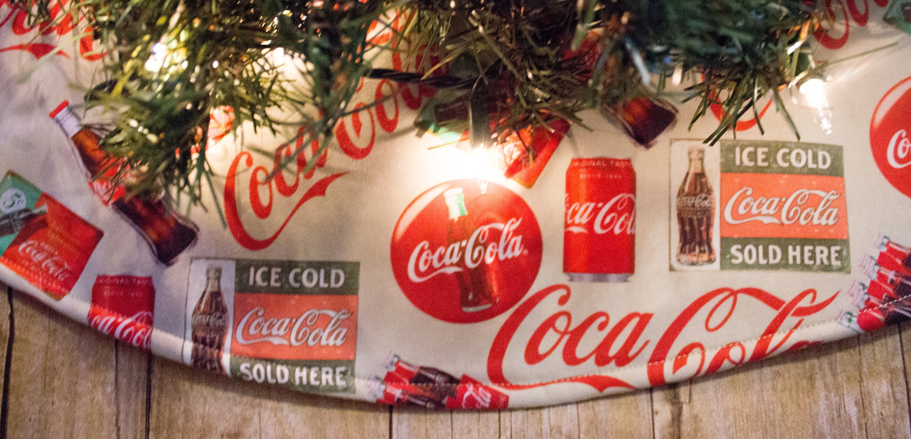 Coca Cola Christmas Tree Skirt