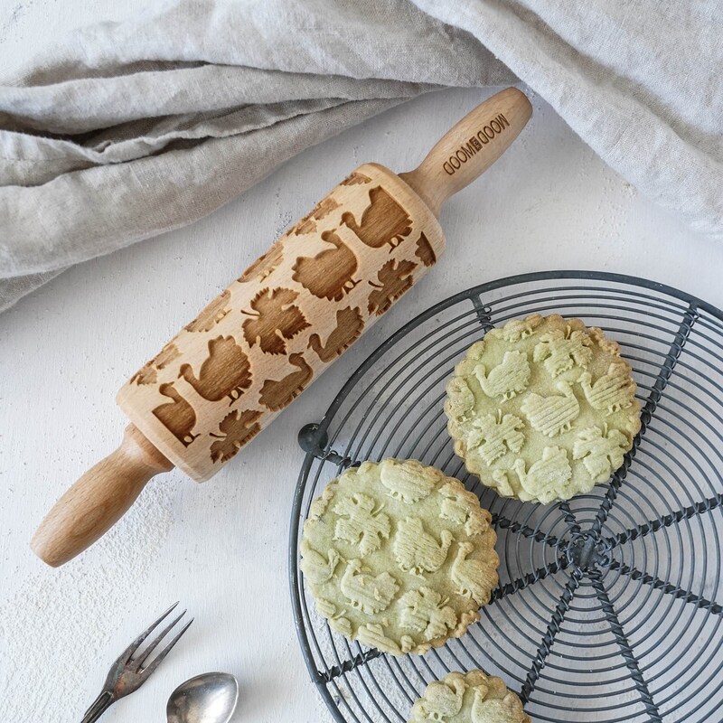 Embossed Rolling Pin - Etsy