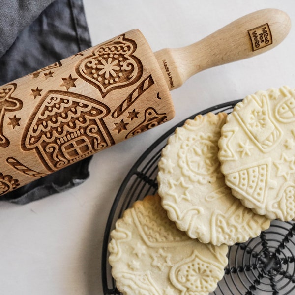 Christmas Rolling Pin - Etsy Canada