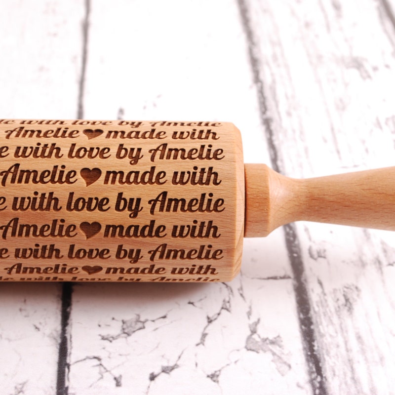Embossed Rolling Pin - Etsy