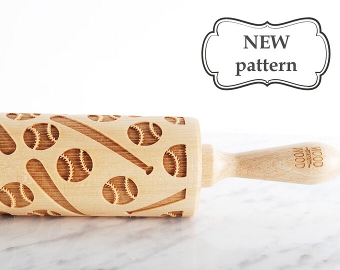 SPIRALS Embossing Rolling Pin, Laser Engraved Rolling Pin. - Etsy