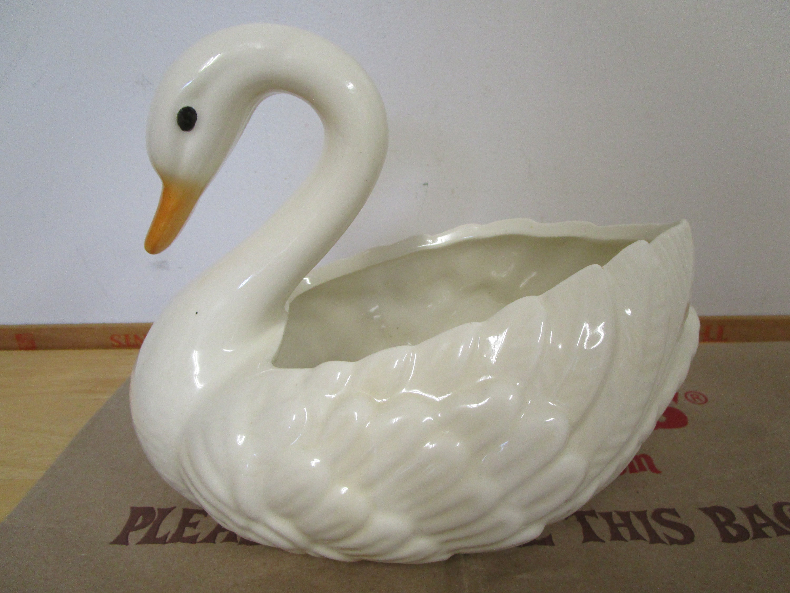 Ungemach Pottery Swan Ceramic Planter - Etsy