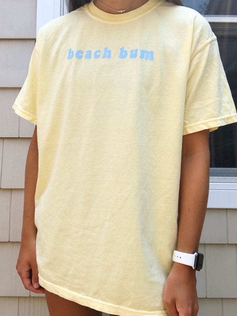 Beach Bum T-shirt | Comfort Colors Tee - Etsy