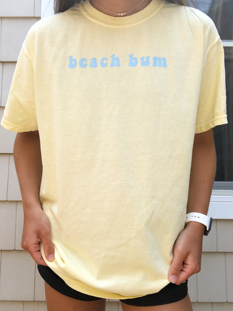 Beach Bum T-shirt | Comfort Colors Tee - Etsy