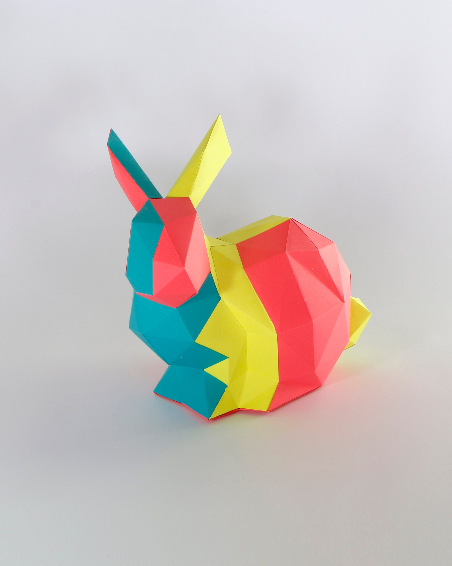 Rabbit / Bunny 3D Papercraft Template / Sculpture Template / - Etsy