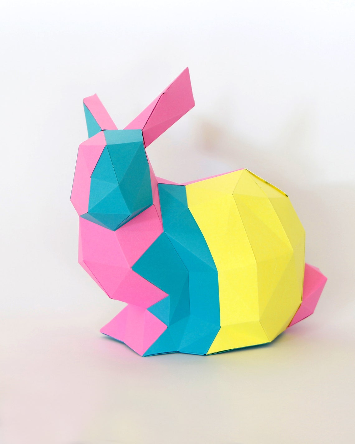 Rabbit / Bunny 3D Papercraft Template / Sculpture Template / - Etsy