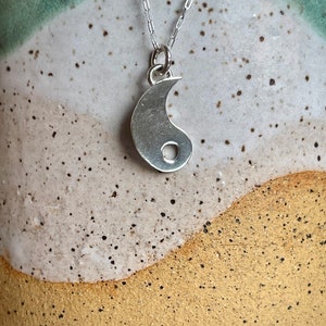 Half Yin Yang Necklace - Etsy
